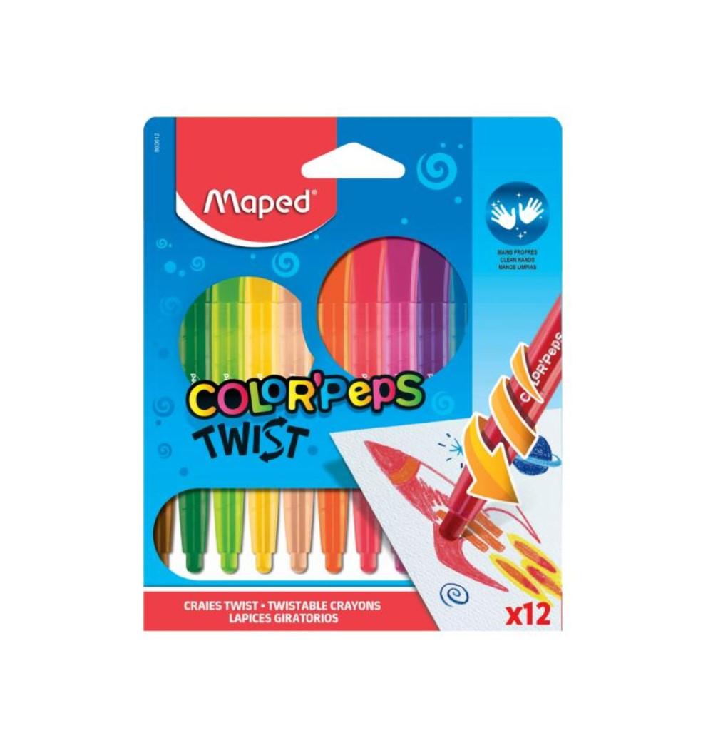 MAPED BARVICE VOŠČENE TWISTABLE 12/1 – PikPok Bled | Igrače, darila ...