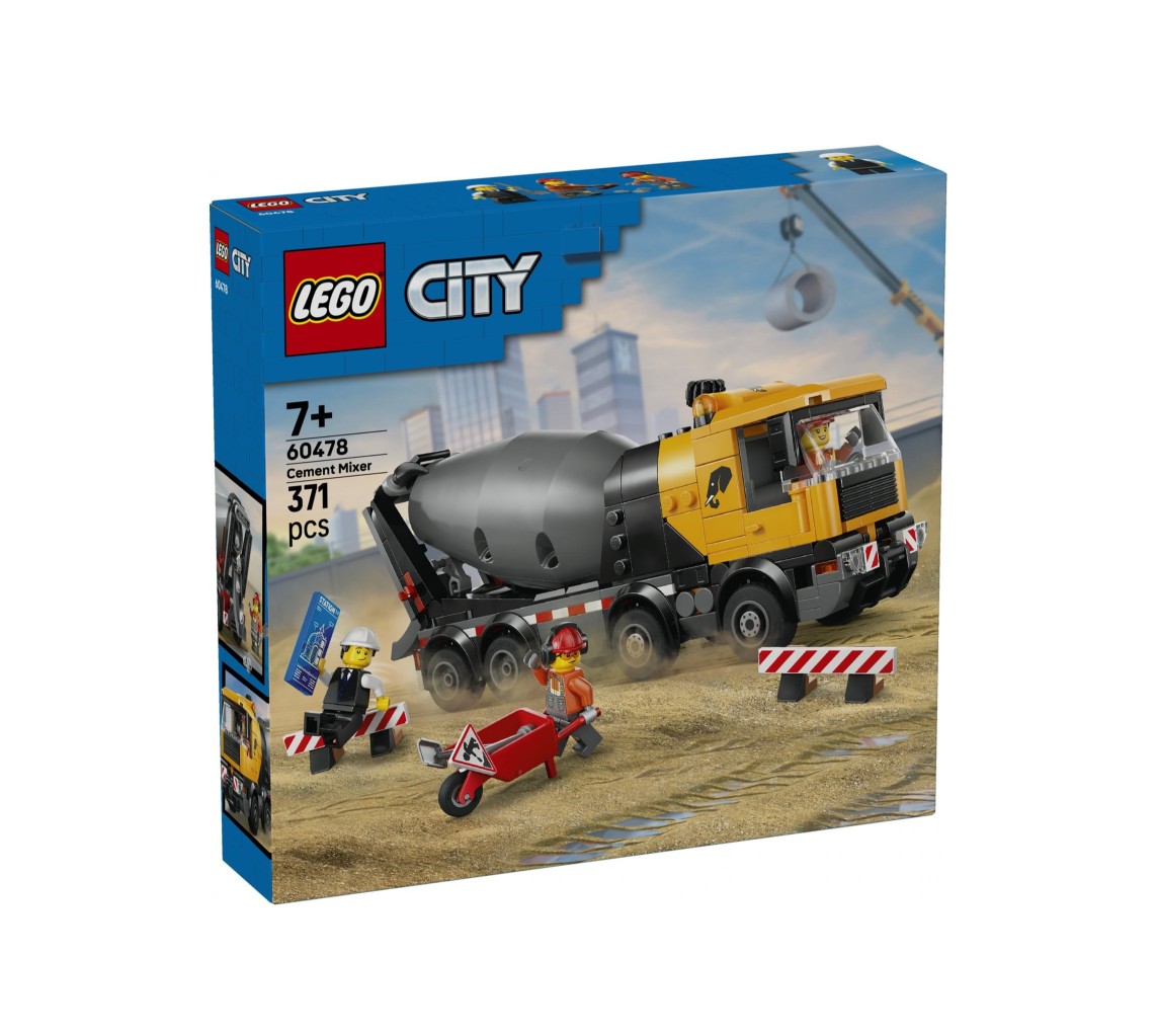 LEGO 60478 CITY TOVORNJAK Z MEŠALNIKOM BETONA – PikPok Bled | Igrače ...